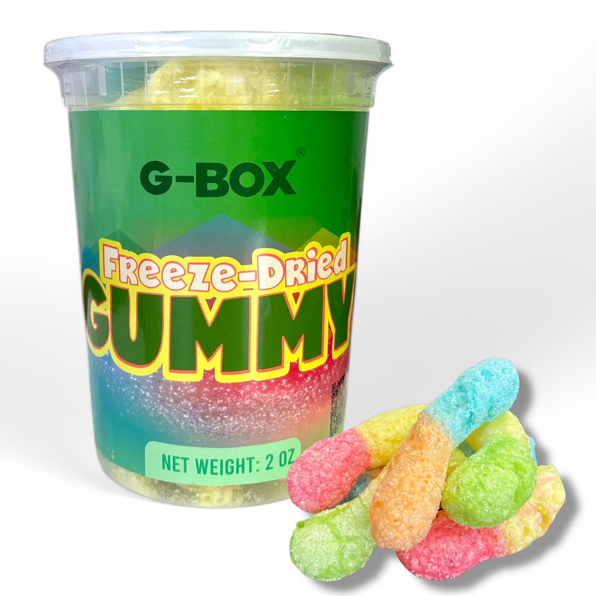 G-BOX Freeze Dried Sour IRF13 Gummy Worms, TikTok Trend Items, Freeze ...