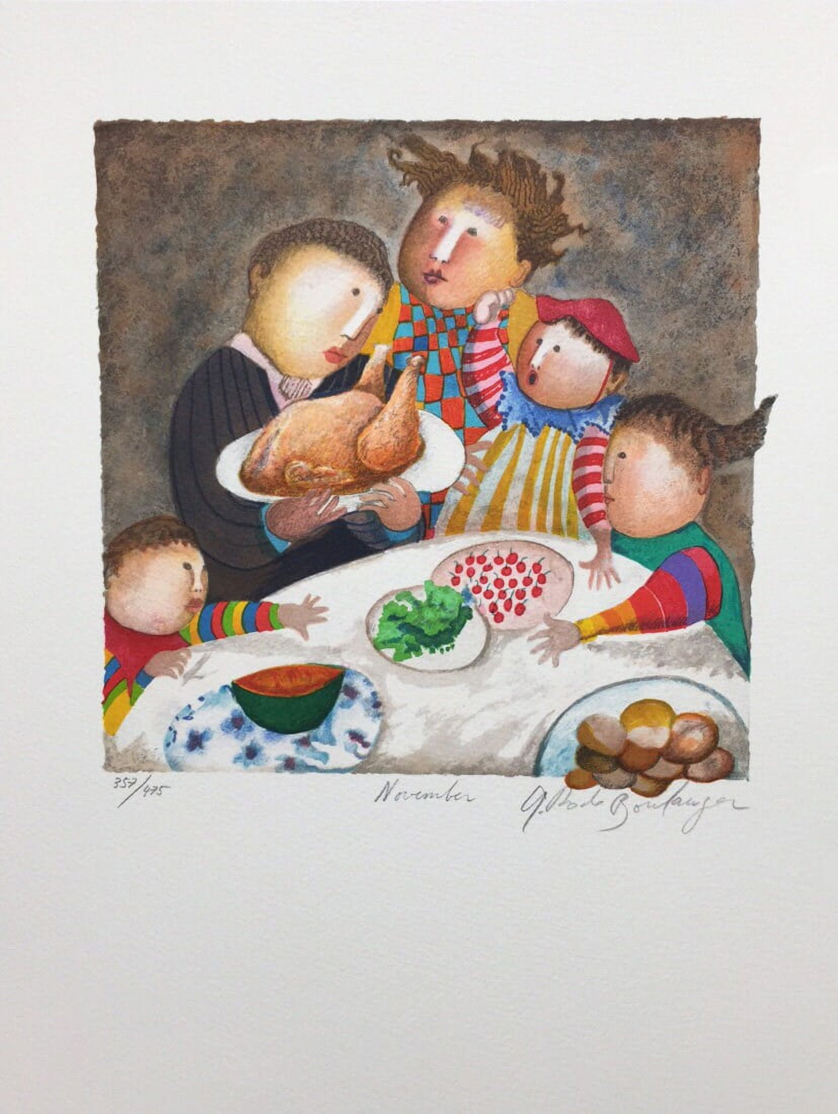 G. Boulanger"NOVEMBER" 2000 Millenium Calendar Suite HAND SIGNED ...