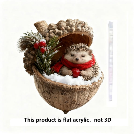 G Charming Forest Animals Design Christmas Tree Ornament Crafted From ...