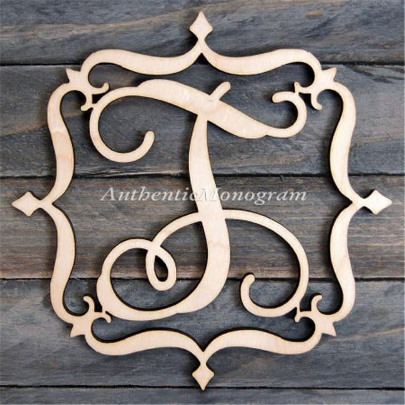 G.DeBrekht Artistic Studios 91309P-12 Single Letter Filigree Frame ...