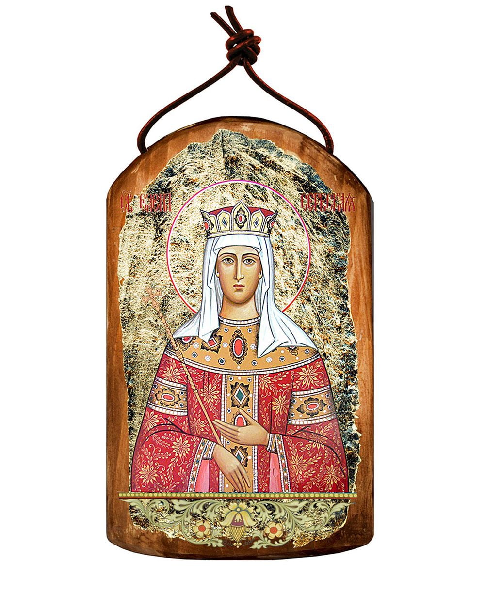 G.DeBrekht Inspirational Icon Saint Elena Wooden Ornament, Multi ...