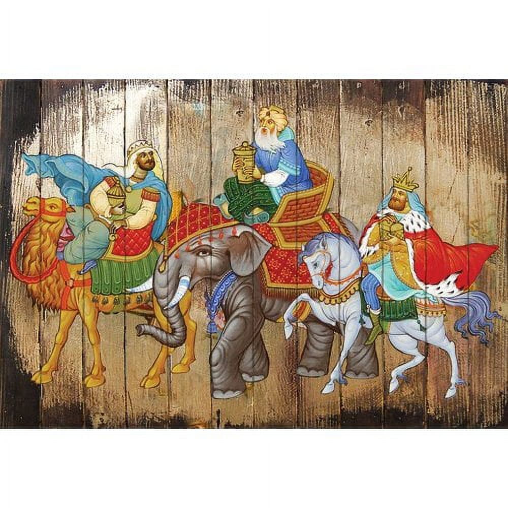 G Debrekht Inspirational Icon Three Kings Block Painting - Walmart.com