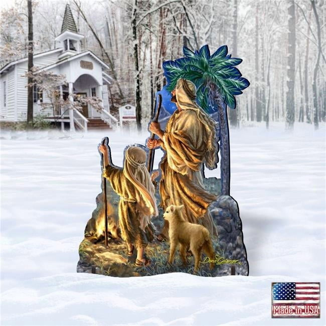 G. Debrekht 8461023F-1838 Shepherds Keeping Watch Nativity Outdoor ...