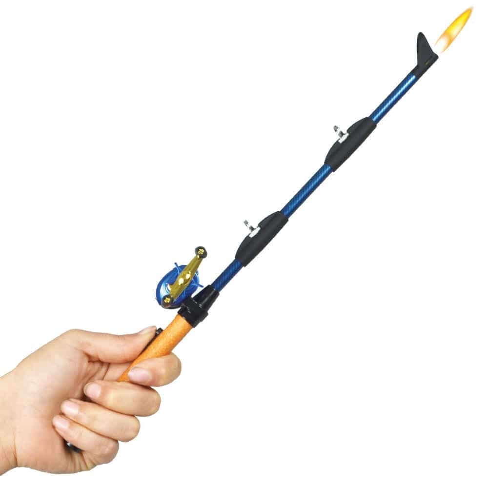 G.E.I.® Bait Cast Fishing Pole BBQ Grill Lighter – Multipurpose ...