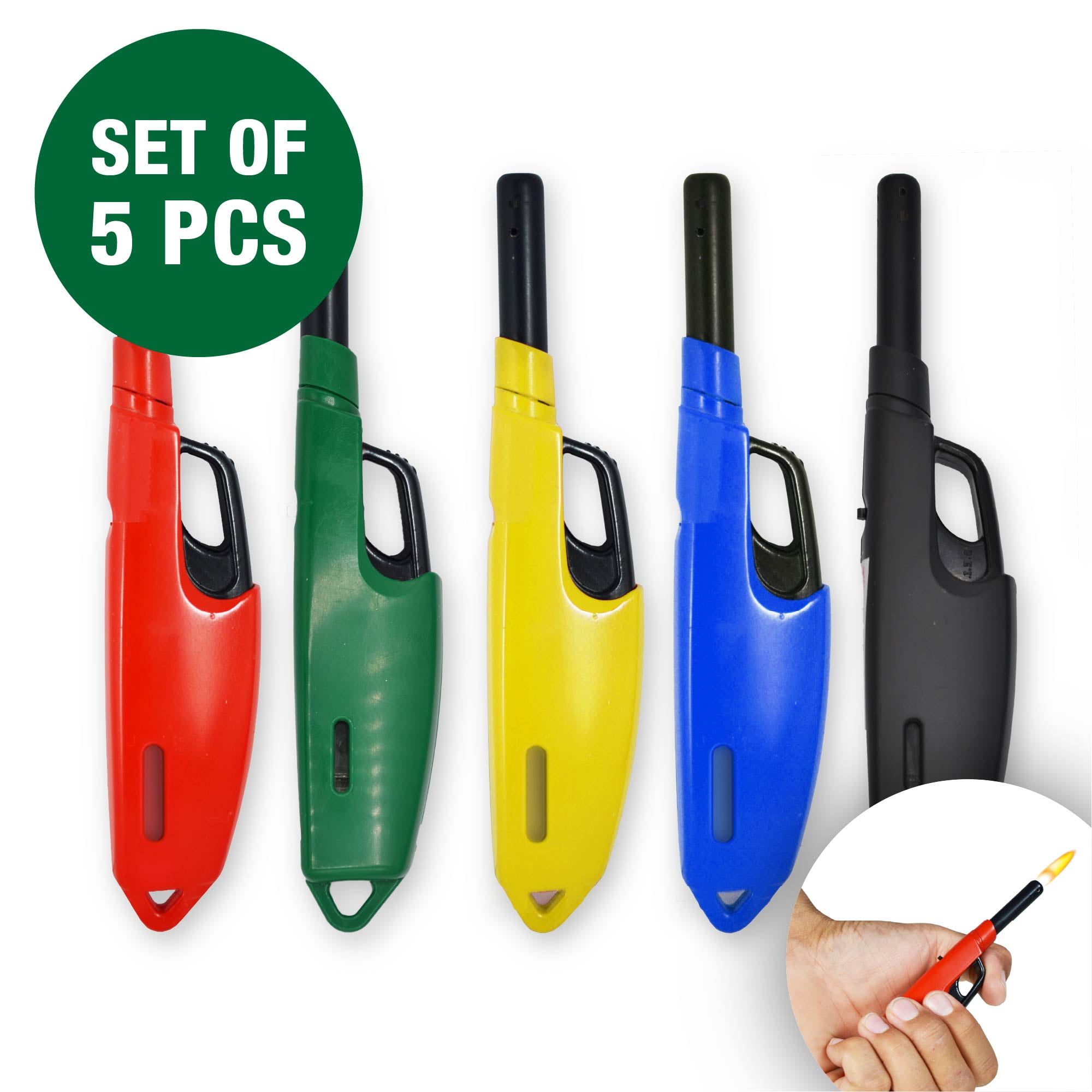 G.E.I. Cig-a-Que Multipurpose Utility Lighter, Set of 5 - Walmart.com