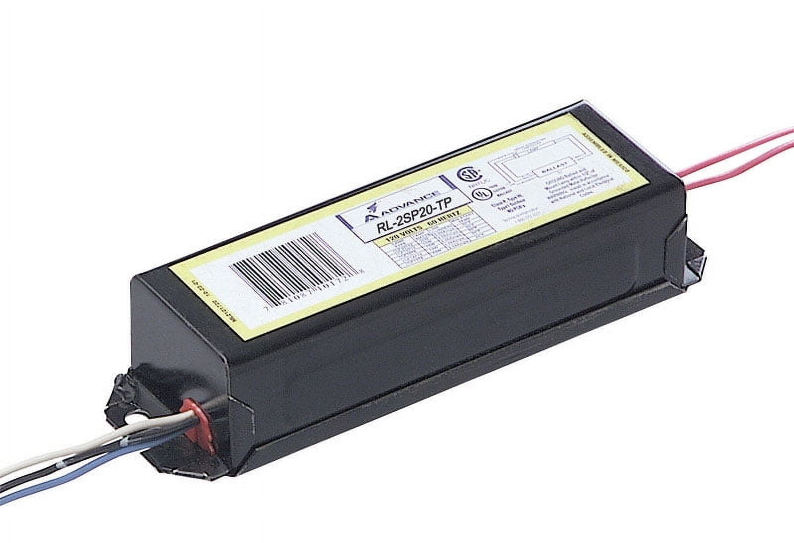 Advance RL-2SP20-TP Magnetic Fluorescent Ballast, 2-Lamp, T12 F20T12 ...