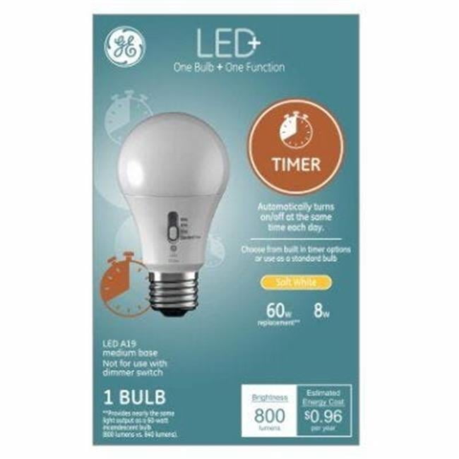 G E Lighting Dusk-to-Dawn Daylight LED Plus Light Bulb - 9W - Walmart.com