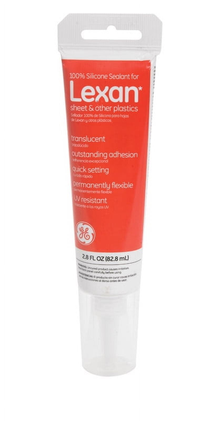 G.E. Lighting GE57 2.8 oz Lexan Silicone Sealant - Walmart.com