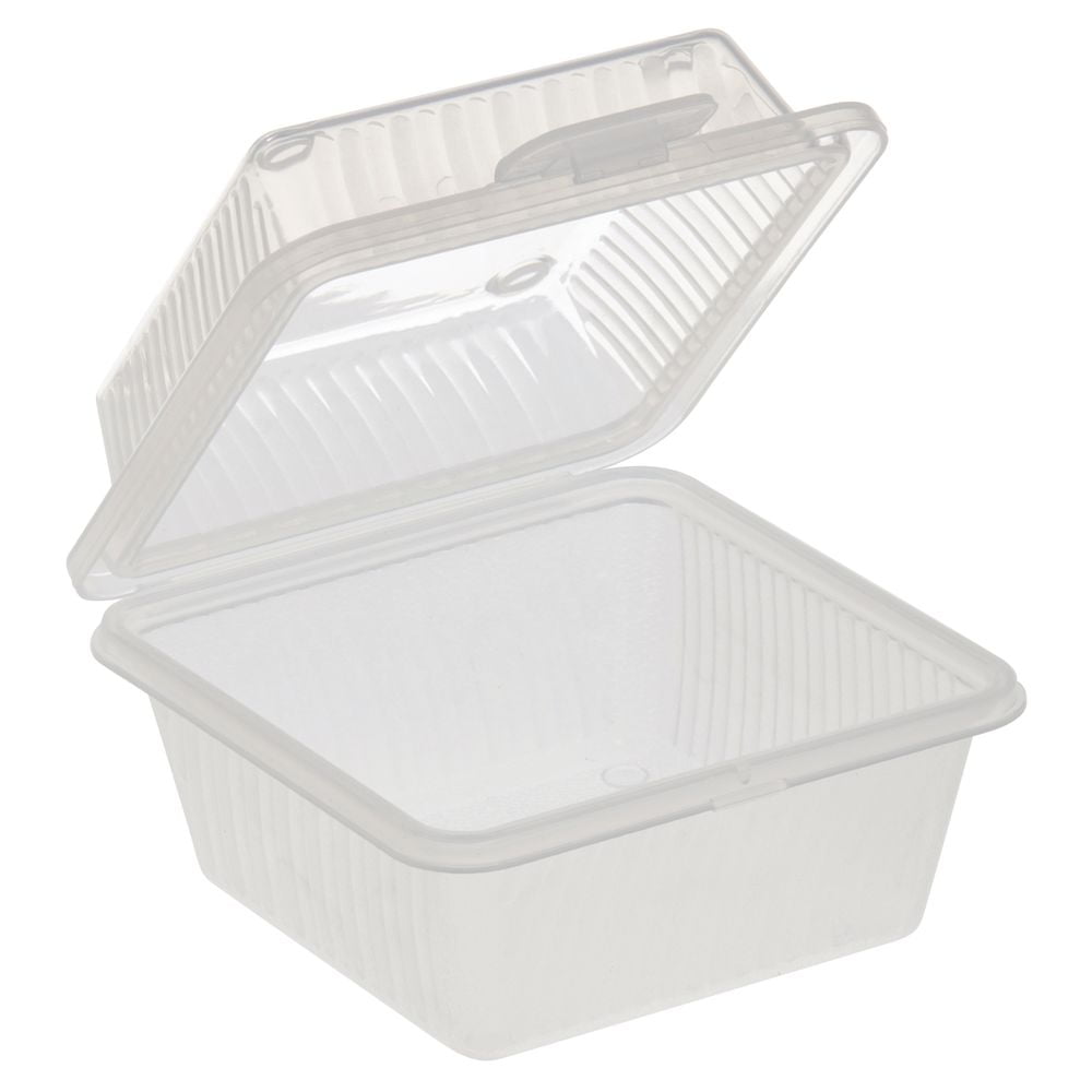 G.E.T. 1 Compartment Clear Polypropylene Eco-Takeout Container - 4 3/4 ...
