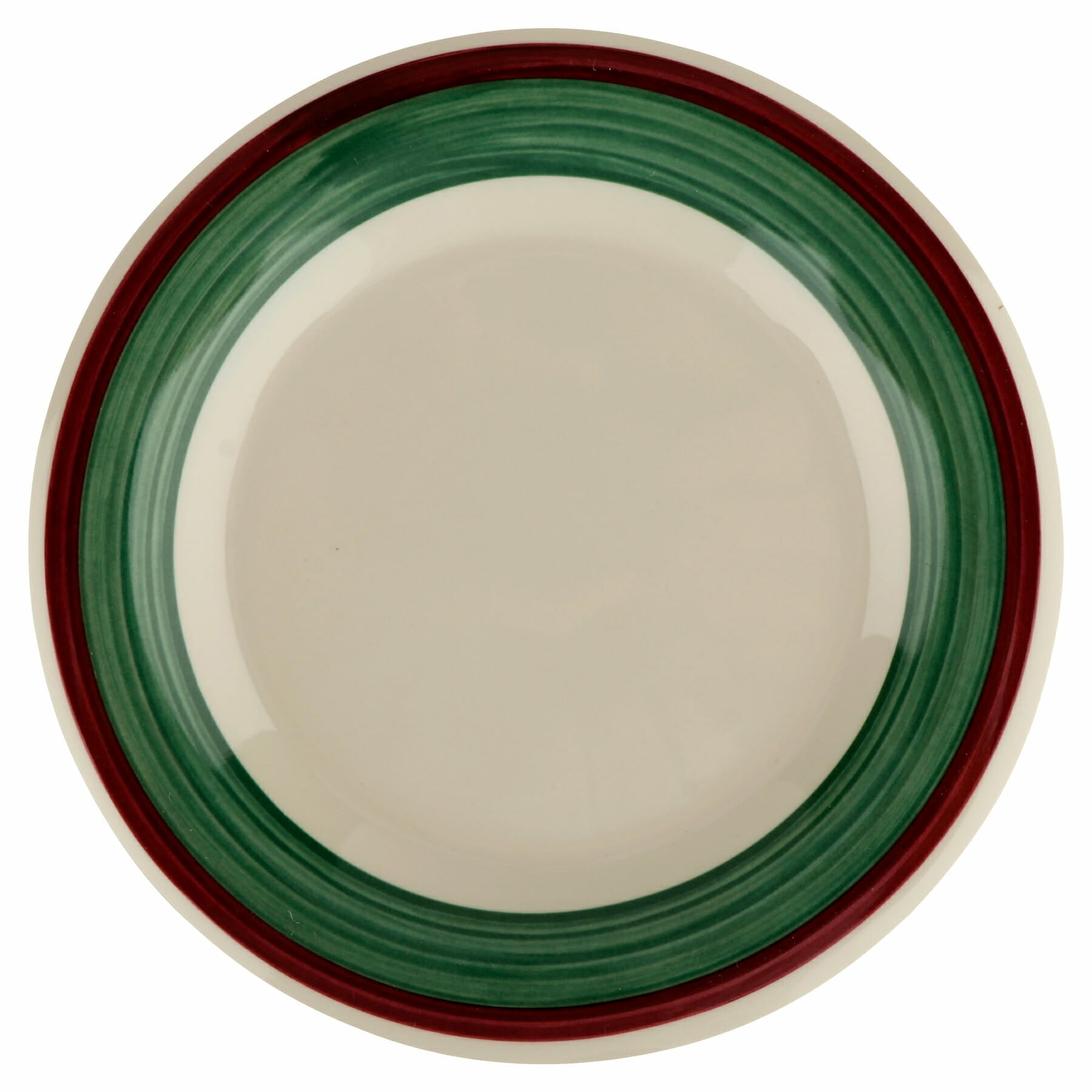 G.E.T. 10.5" Heavy-Duty Wide Rim Melamine Plastic Dinner Plate (Set of ...