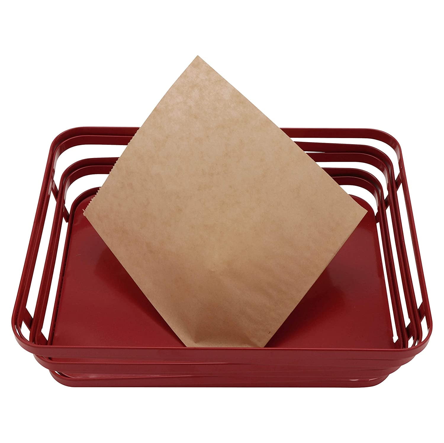 G.E.T. 4-T3020 Appetizer / Serving Basket Tissue Liner Paper, 7" x 7 ...