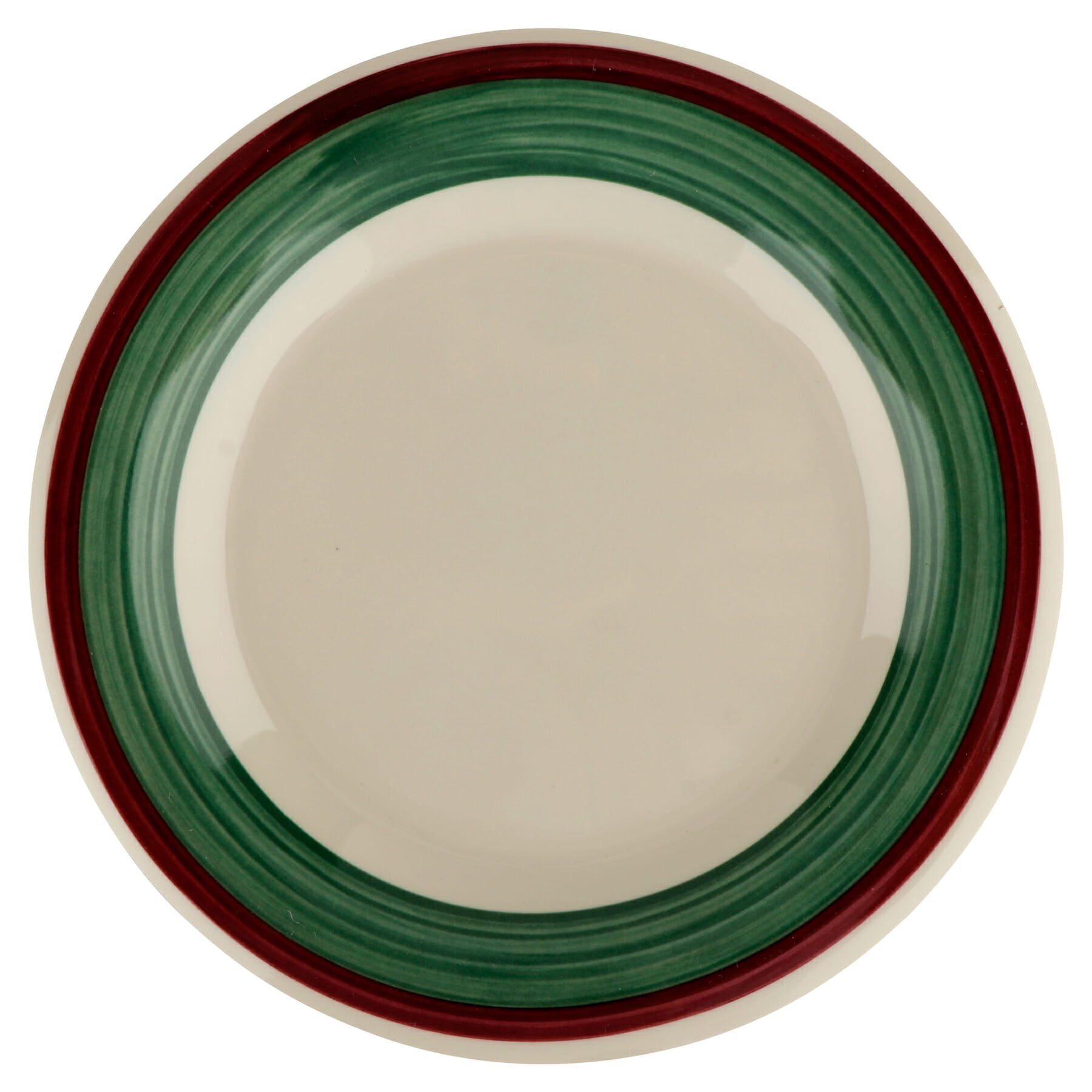 G.E.T. 6.5" Portofino Heavy-Duty Wide Rim Melamine Appetizer Plate (Set ...