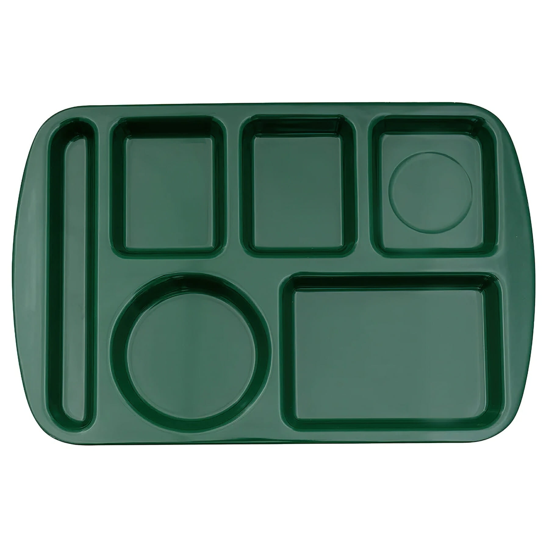 G.E.T. 6 Compartment School Cafeteria Tray, Left Handed, 10" x 15 ...