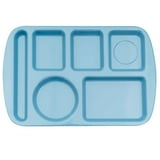 G.E.T. 6 Compartment School Cafeteria Tray, Left Handed, 10" x 15 ...