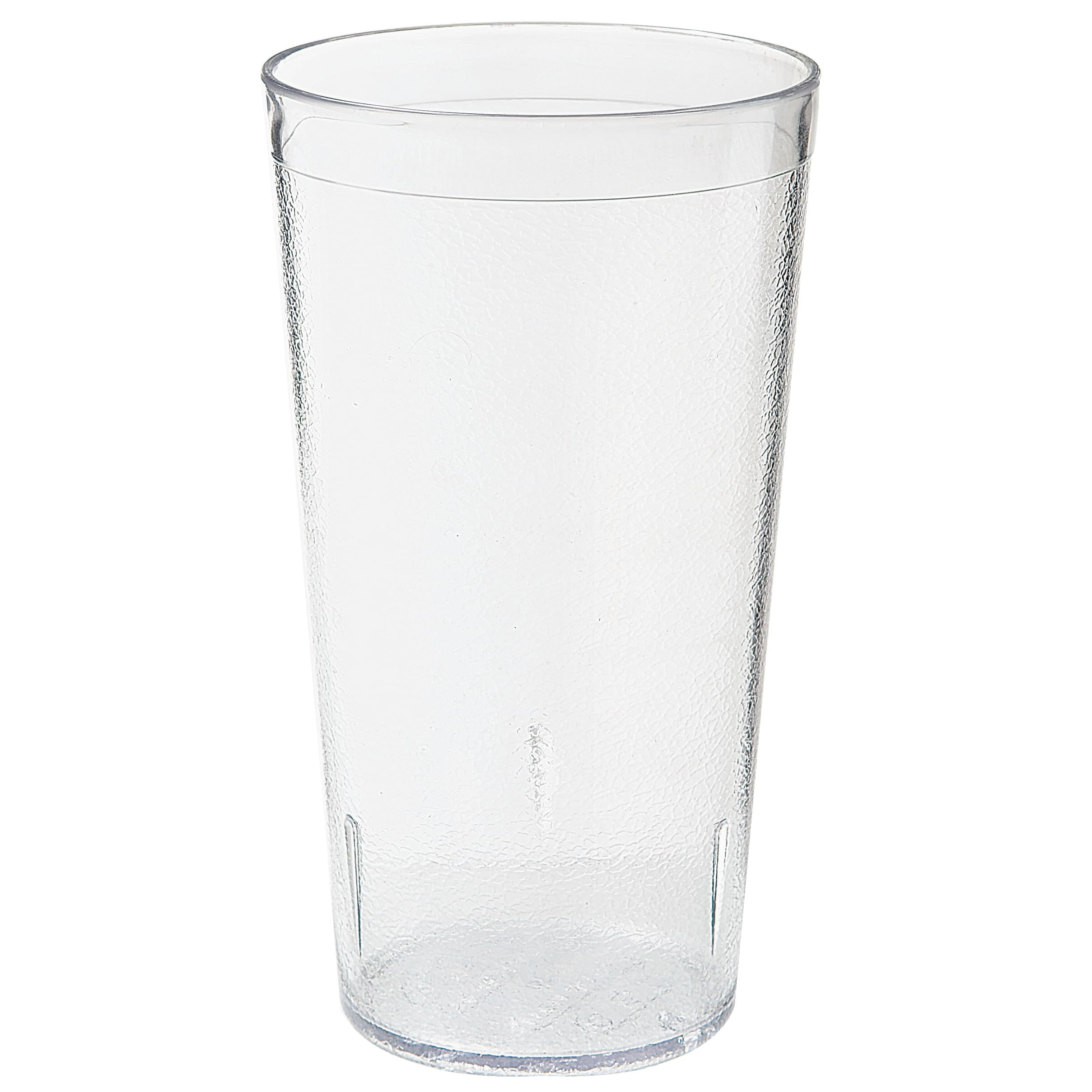G.E.T. Enterprises Textured Clear Plastic Tumbler, 16 Oz, Durable ...