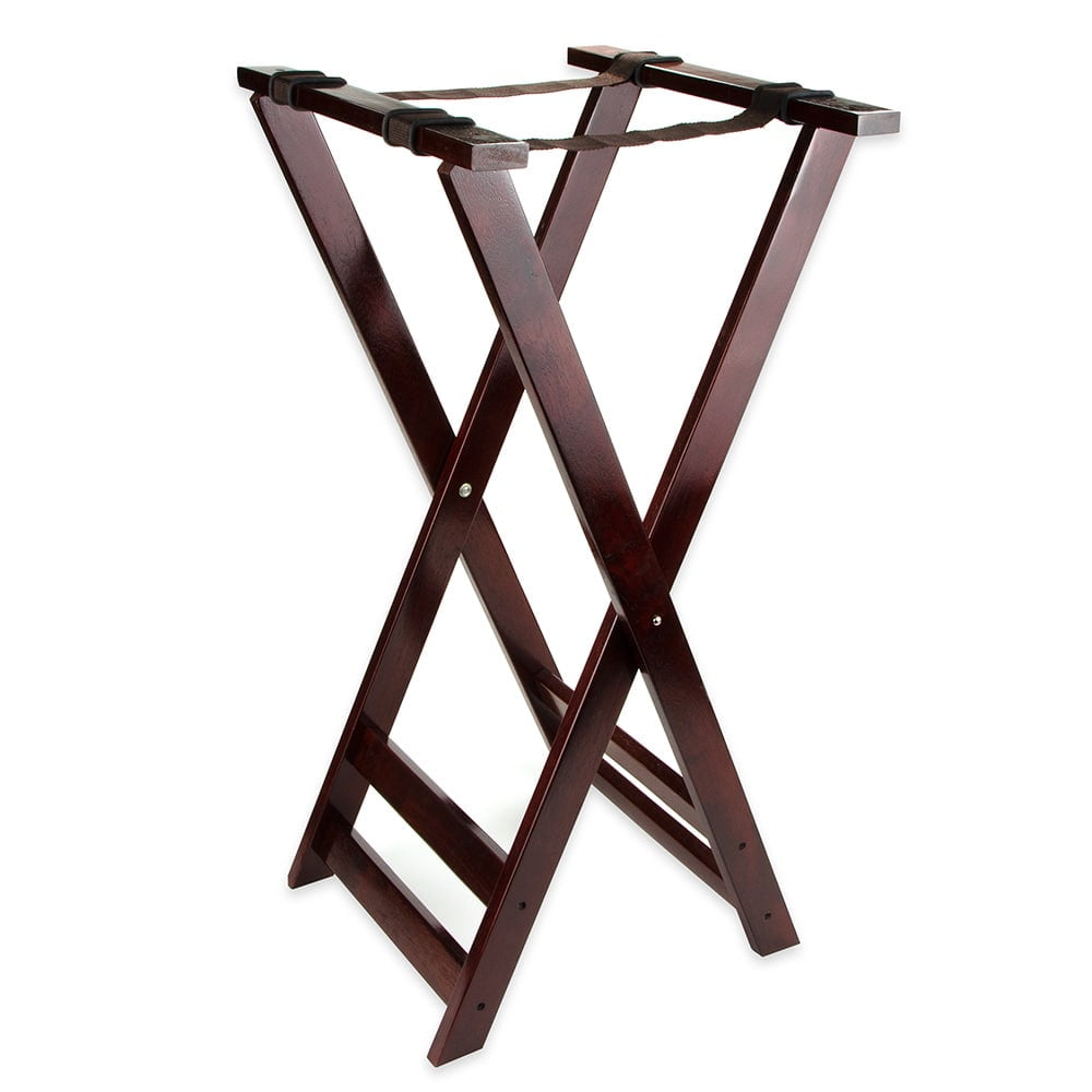 G.E.T. Commercial Folding Waiter's Wood Tray Stand for Restaurants, 38 ...