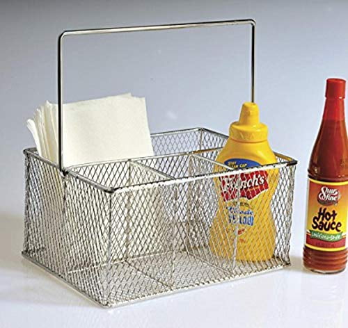 G.E.T. Square Heavy-Duty Iron Wire Utility Storage Basket for Pantry ...
