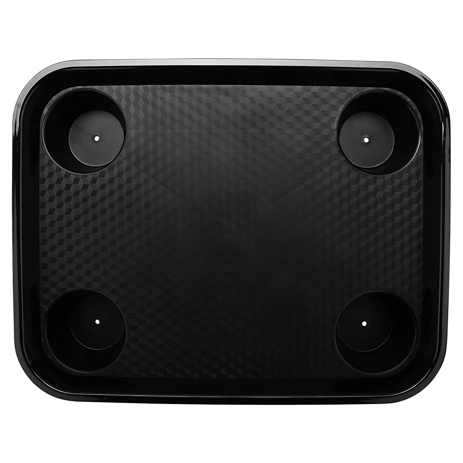 G.E.T. Stackable Plastic Tray for Cafeteria/Fast Food w/ Cupholders ...