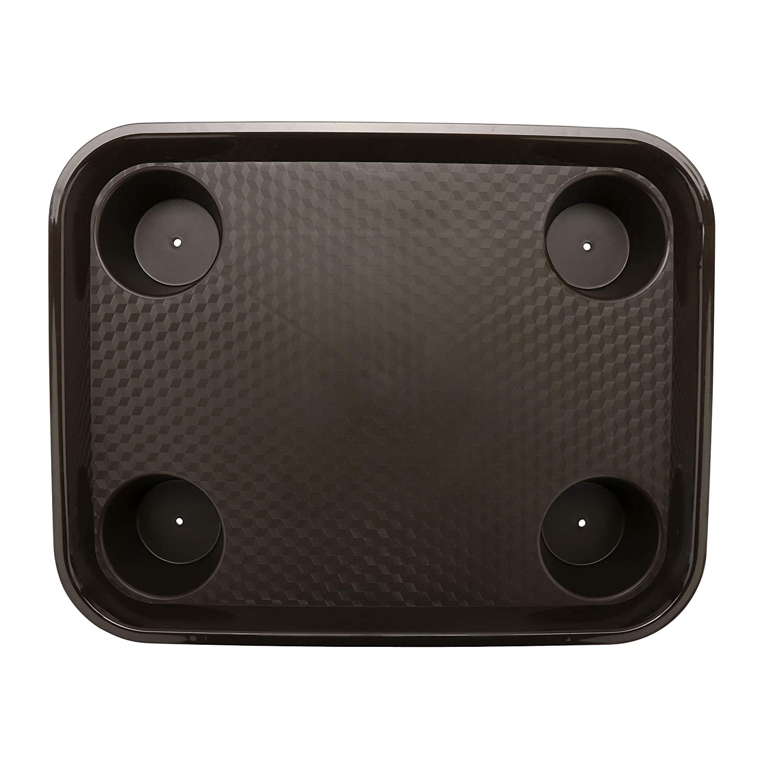 G.E.T. FT-20-BR Stackable Cafeteria / Fast Food Plastic Tray with ...