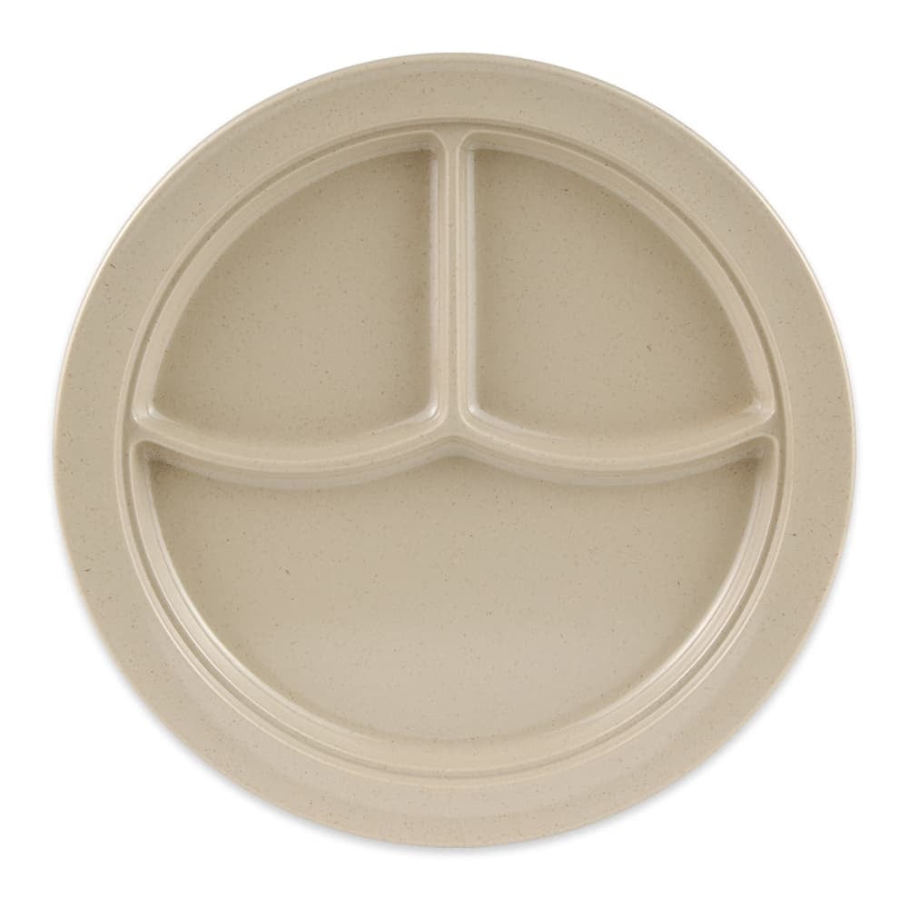 G.E.T. Heavy-Duty 3 Compartment Plastic Divided Compartment Plates ...