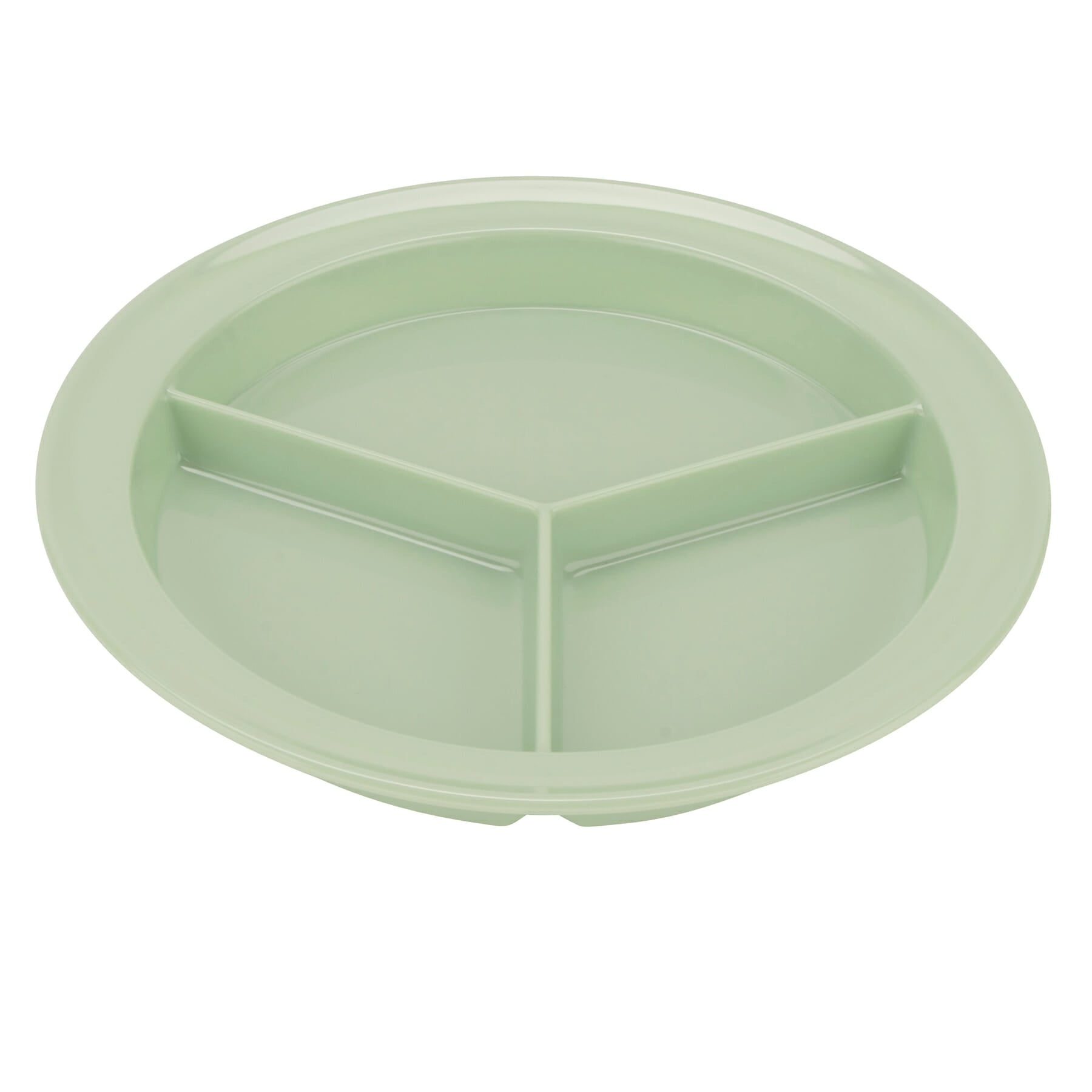 G.E.T. Heavy-Duty 3 Compartment Plastic Divided Compartment Plates ...