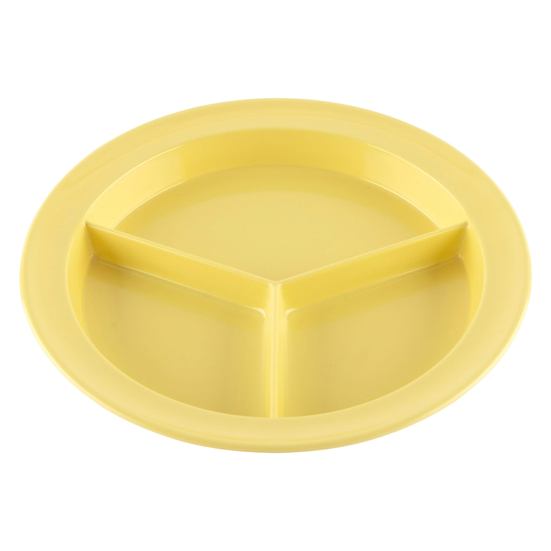 G.E.T. Heavy-Duty 3 Compartment Plastic Divided Compartment Plates ...