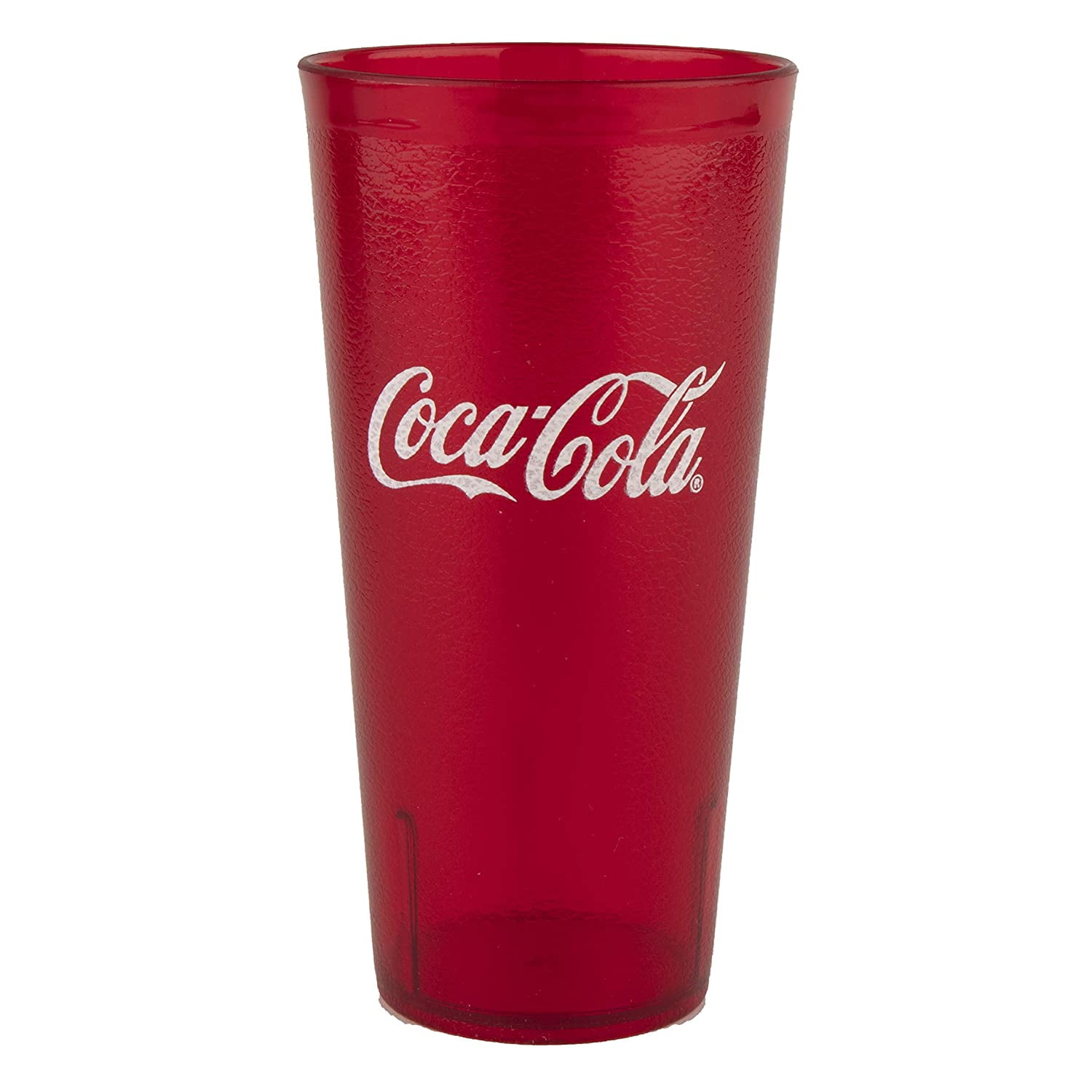 G.E.T. Heavy-Duty Coca-Cola Plastic Tumbler Cups, 24 Ounce, BPA-Free ...