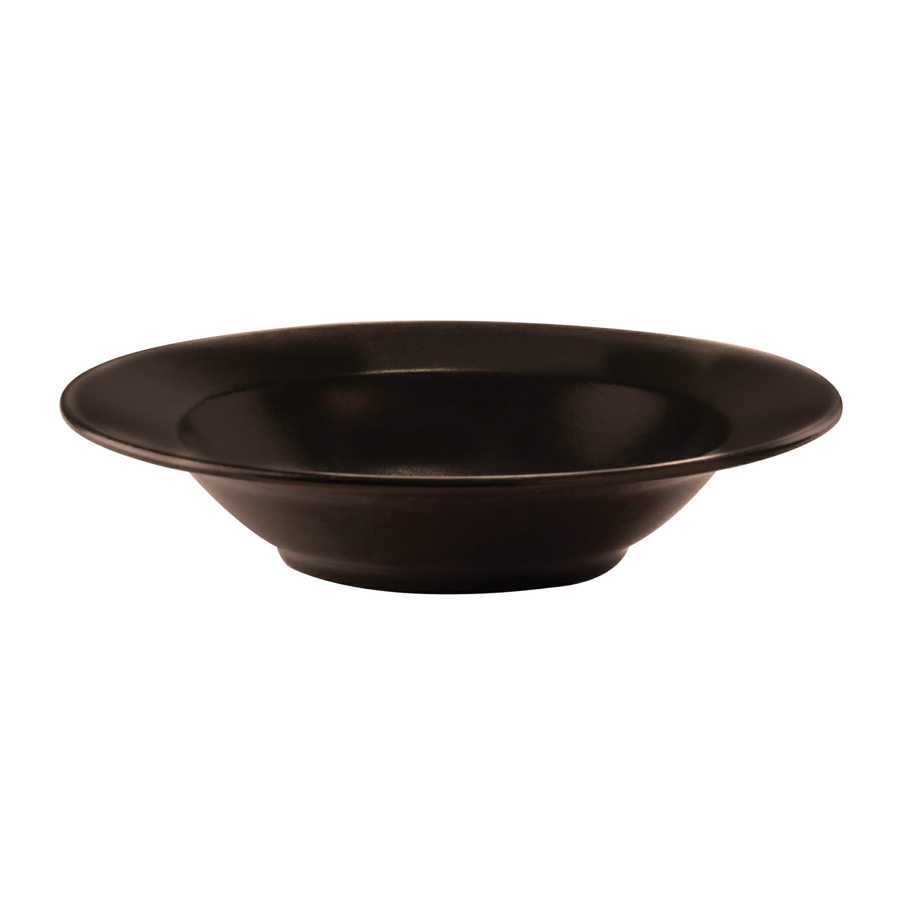 G.E.T. High-Strength Porcelain Rimmed Bowl, 18 Ounce, Brown (Set of 12 ...