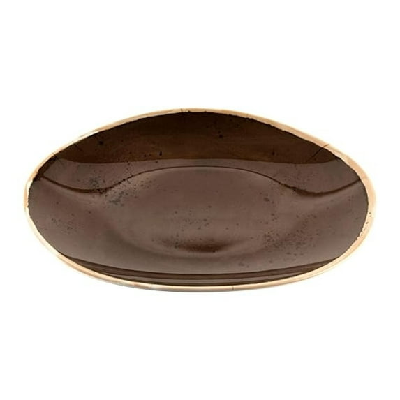 G.E.T. OP-1518-PCF Heavy-Duty Shatterproof Plastic Oval Melamine ...