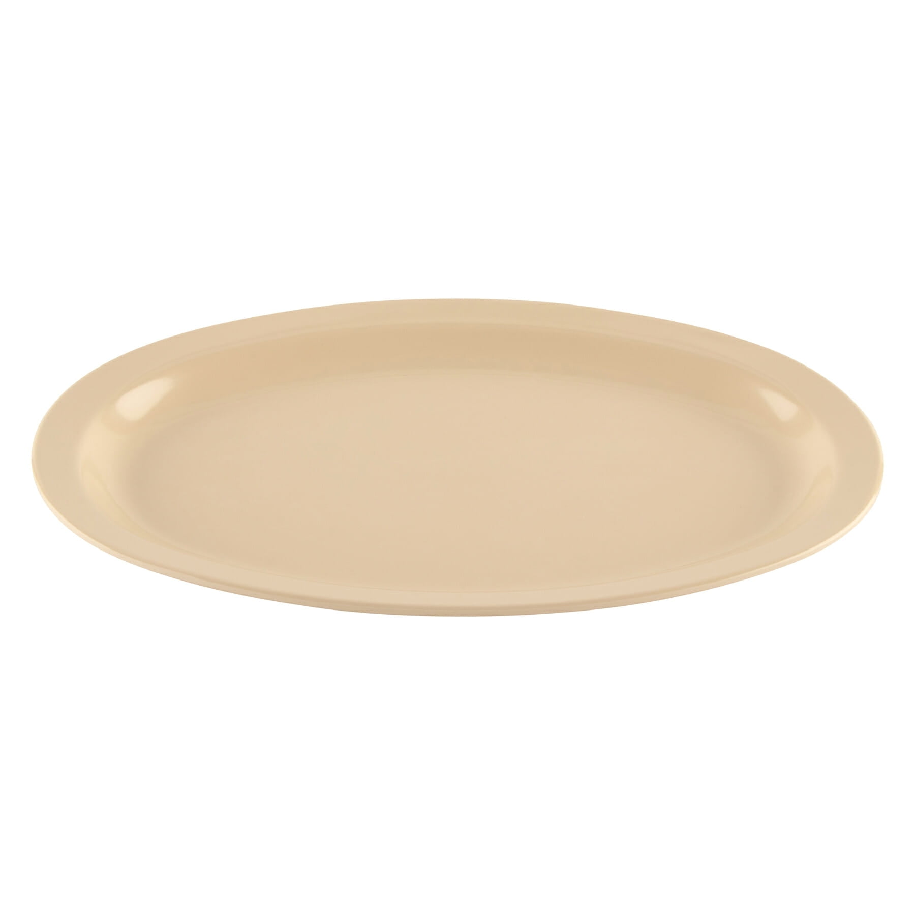 G.E.T. OP-612-T Melamine Oval Serving Platter, 11.75" x 8.25", Tan (Set ...