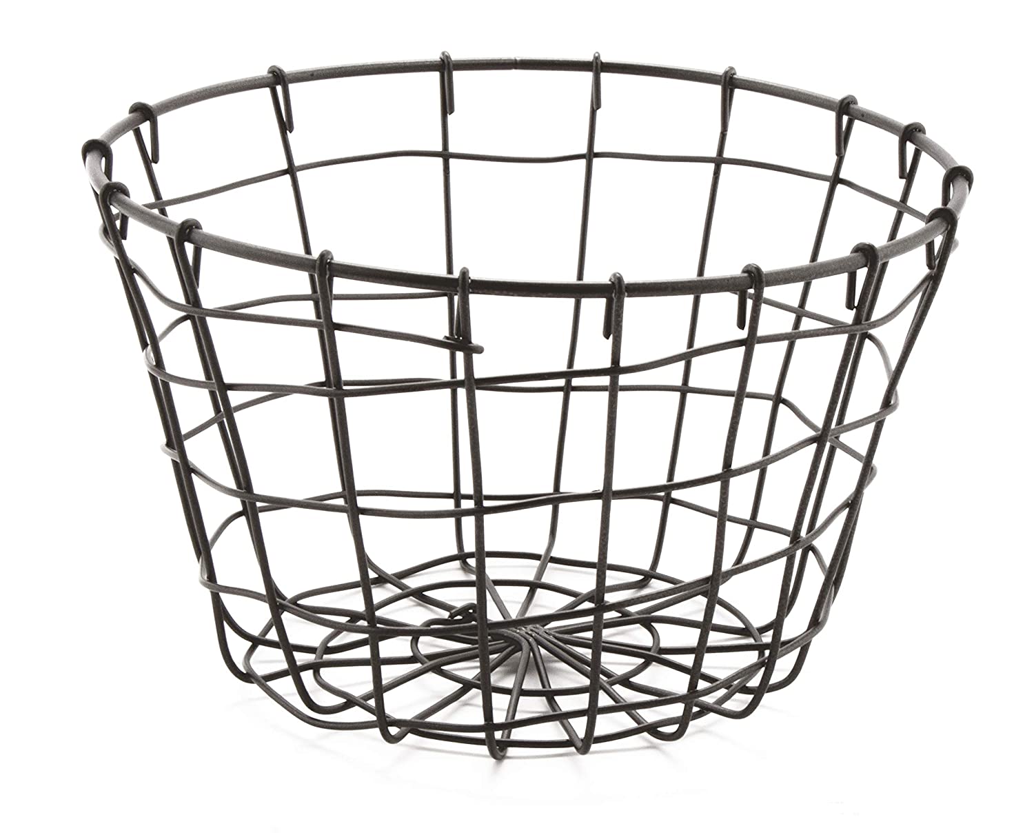 G.E.T. Round Heavy-Duty Iron Wire Utility Storage Basket for Pantry ...