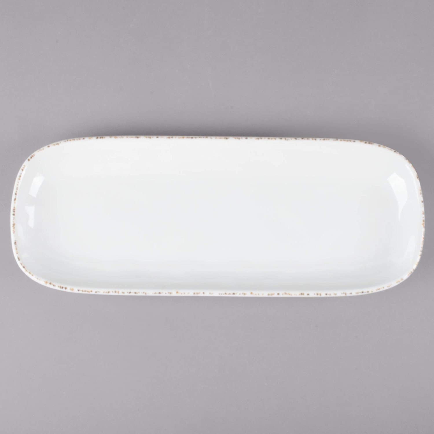 G.E.T. Rustic Melamine Plastic Serving Platter, 14" x 5.5", Urban Mill ...