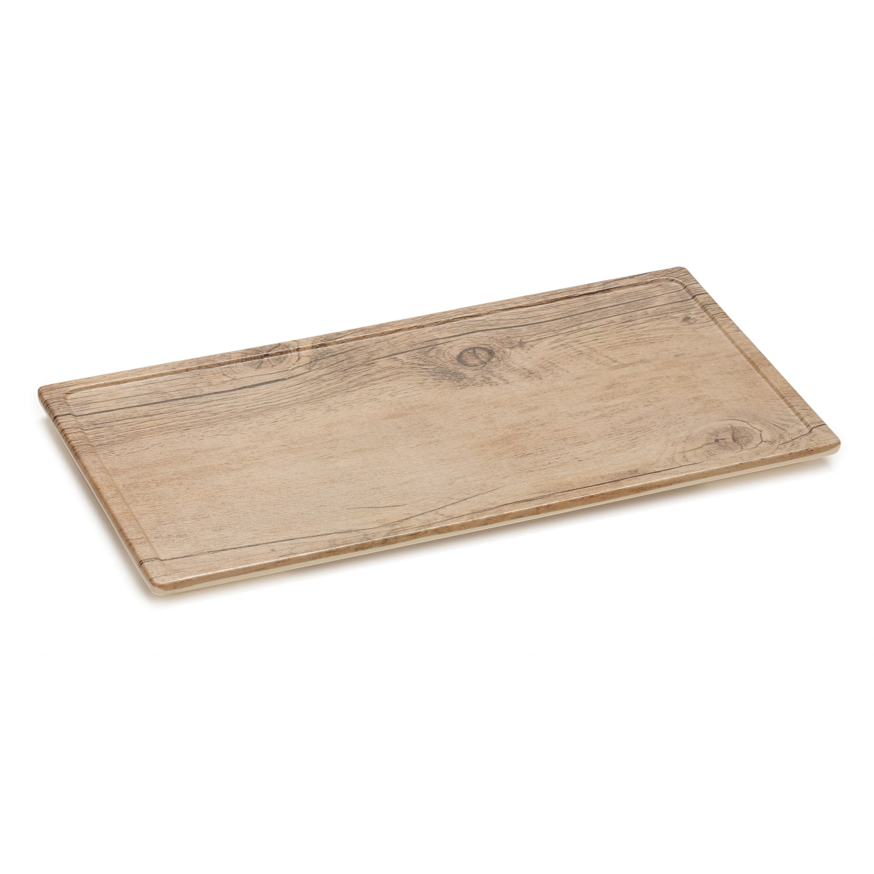 G.E.T. SB-1472-OW Granville Faux Oak Wood Display Tray - 6 / CS ...