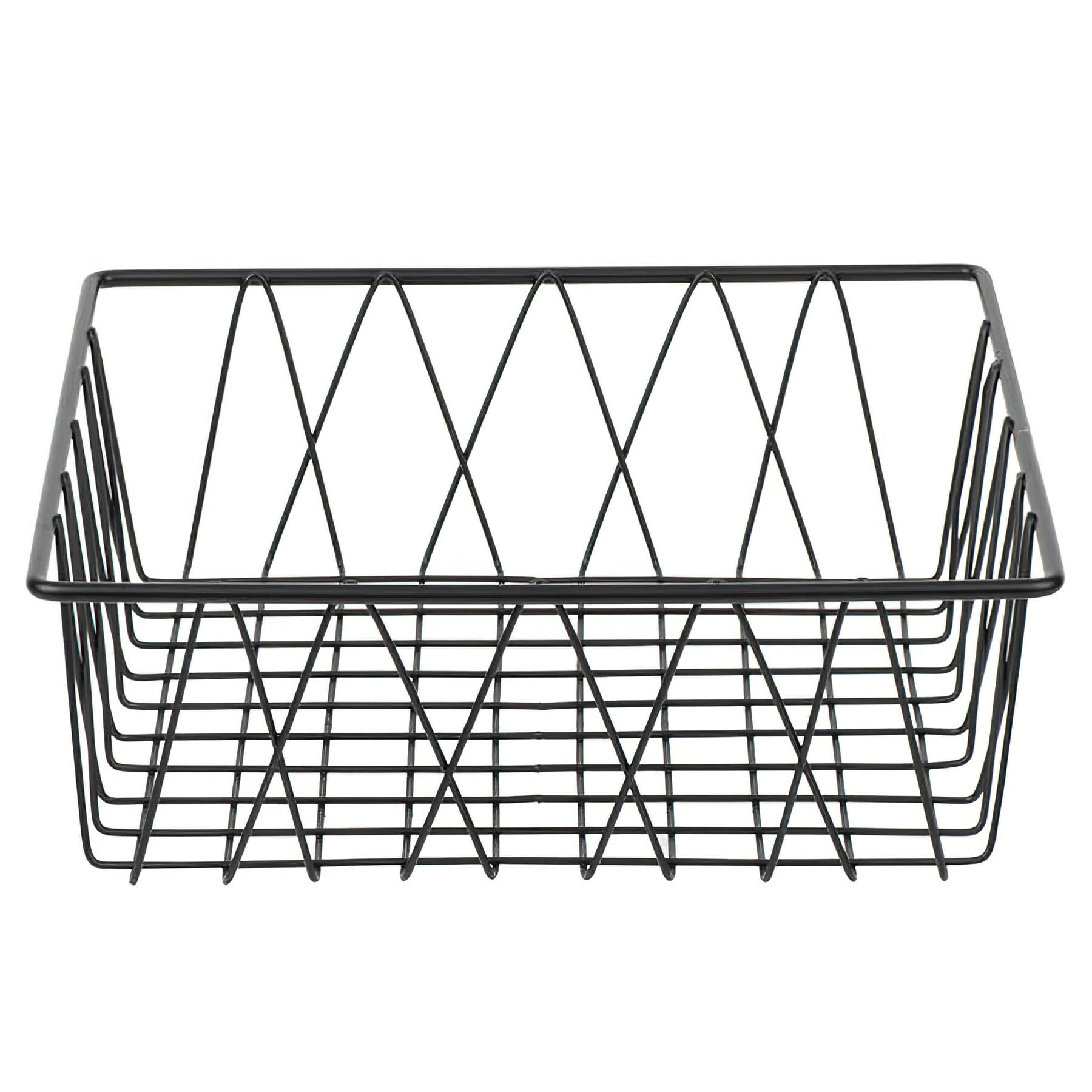 G.E.T. Square Heavy-Duty Iron Wire Utility Storage Basket for Pantry ...