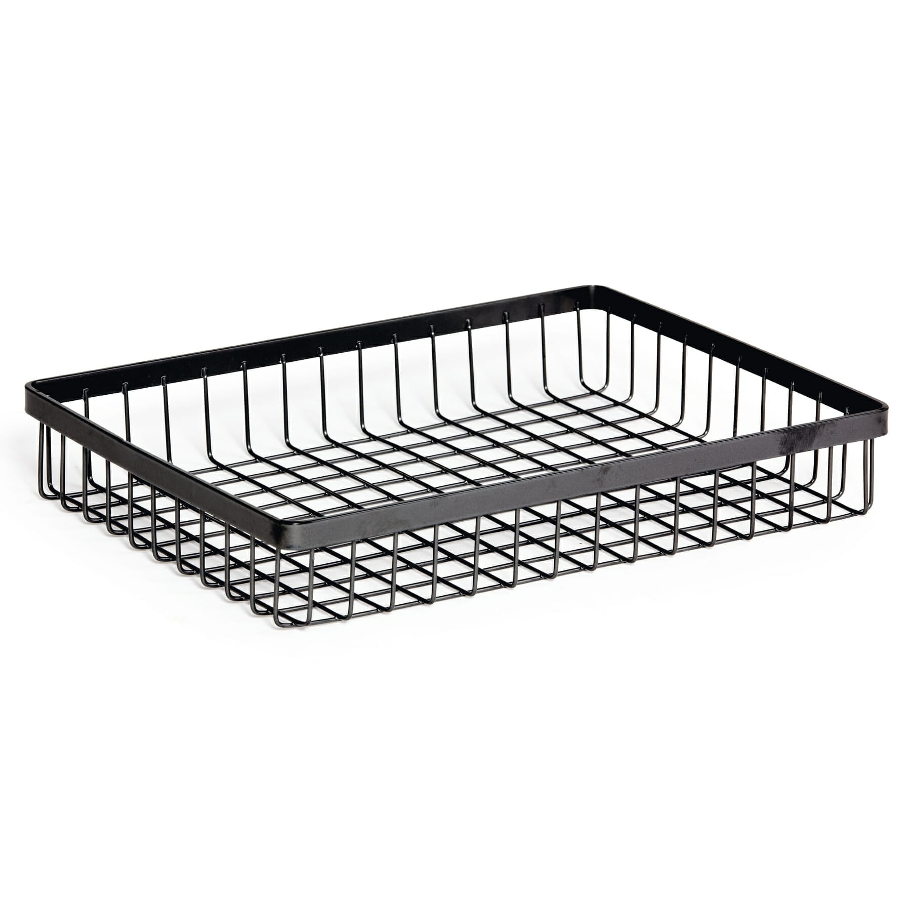 G.E.T. Rectangular Heavy-Duty Iron Wire Utility Storage Basket for ...