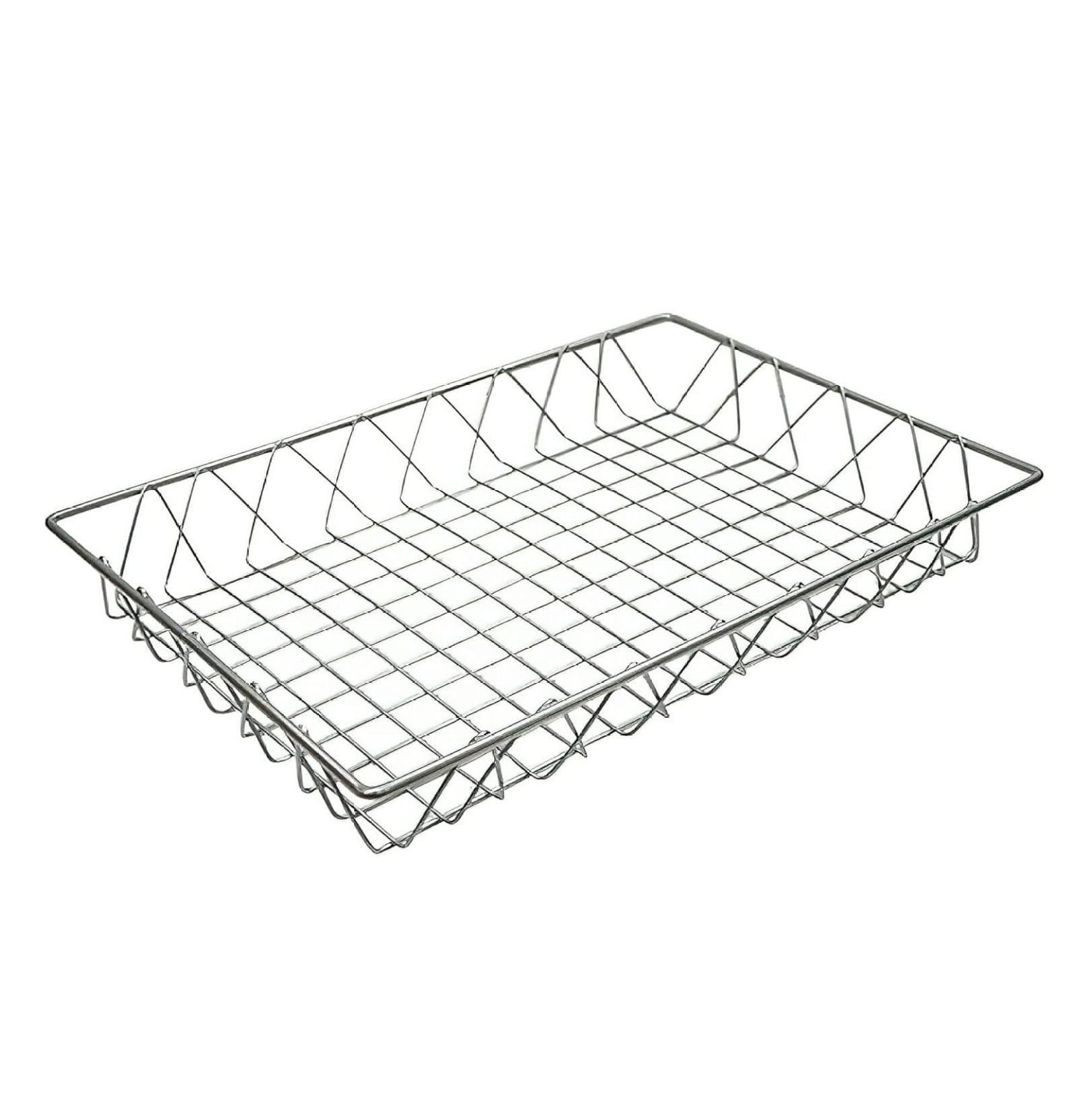 G.E.T. WB-953- 18" x 12" Rectangular Wire Pastry Basket, Metal ...