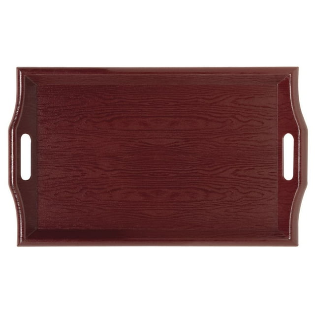 G.E.T. Wooden Room Service Serving Tray with Handles, 25" x16 ...
