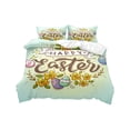 G Easter 3-Piece Bedding Set With Bunny And Egg Patterns, Includes 1 ...
