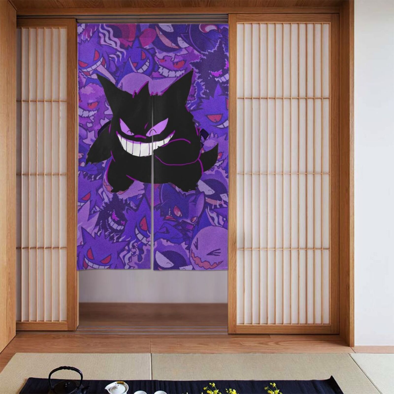 G-Engar Printed Blackout Curtain Door Curtain, One Size ,For Home Decor ...