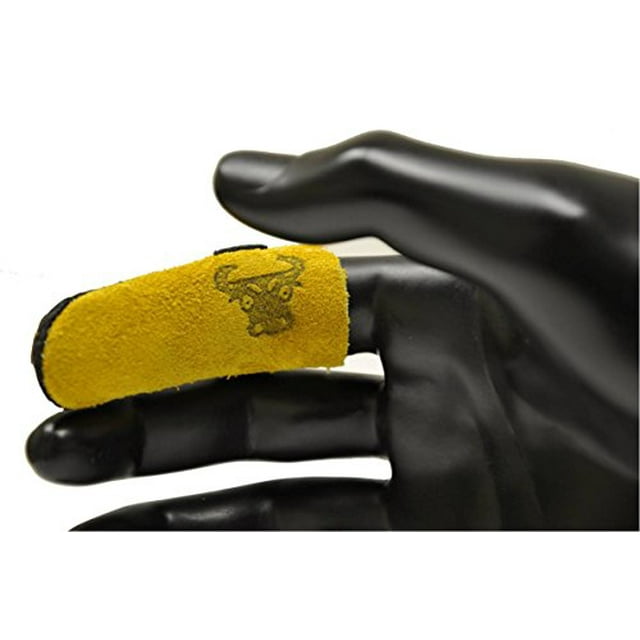 G & F 8128M Cowhide Leather Finger Guard, Finger Protection, Size ...