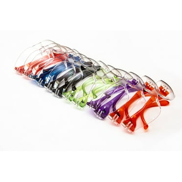 Adult Safety Girl Navigator Work Glasses - Clear, Pink, for Safe ...