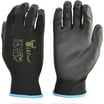 G & F Products Knit Nylon Gloves 1519 Micro Form Nitrile Grip, 6-Count ...