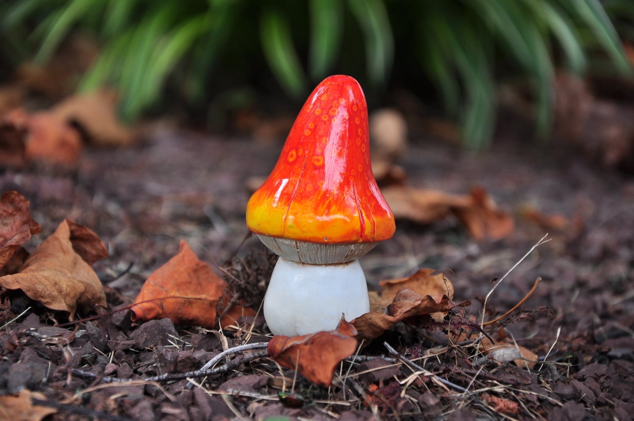 G & F Products Fairy Garden Miniature Garden Metal Mushroom, Little Red ...