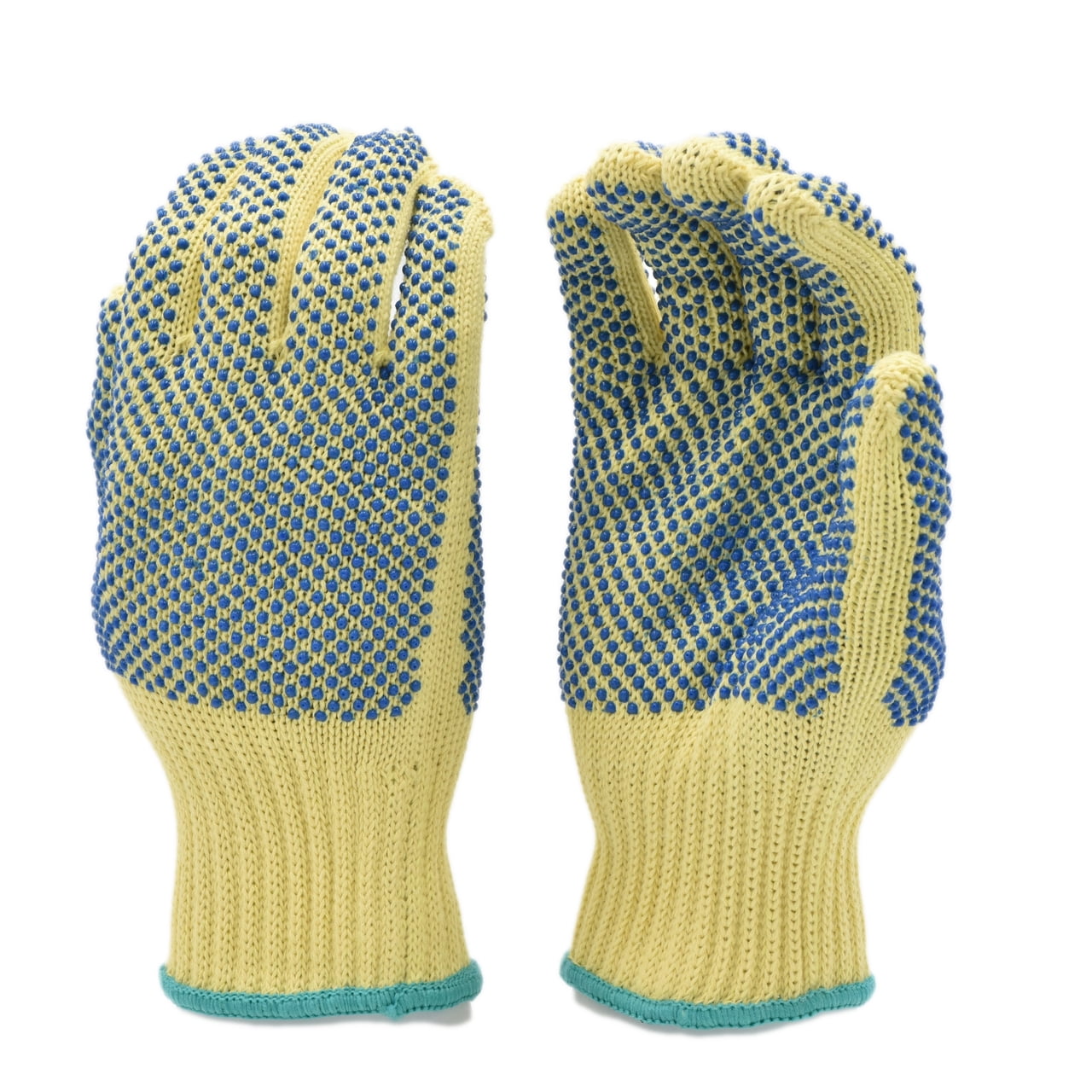 G & F Work Gloves DuPont Kevlar 100% Safe Cut Resistant PVC Dots, Size ...