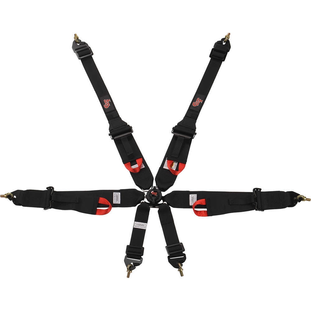 G-FORCE 7622BK 6 Point Harness Camlock FIA Approved Individual Harness ...