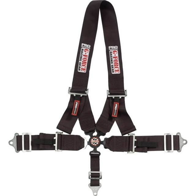 G-FORCE Red Bolt-On/Wrap Around 5 Point Camlock Harness P/N 7543BK ...