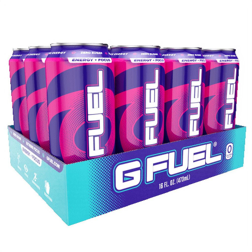 G FUEL Fazeberry Sugar Free Energy & Endurance Drink, 16 fl oz, 12 ...