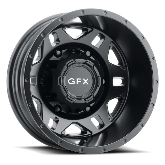 G-FX MV2 Dually Rear Rim 16X6 6X205 Offset -130 Matte Black (Quantity ...