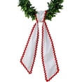 G Festive Garland Decorative Streamer With Multi-Color Ribbon Bow ...