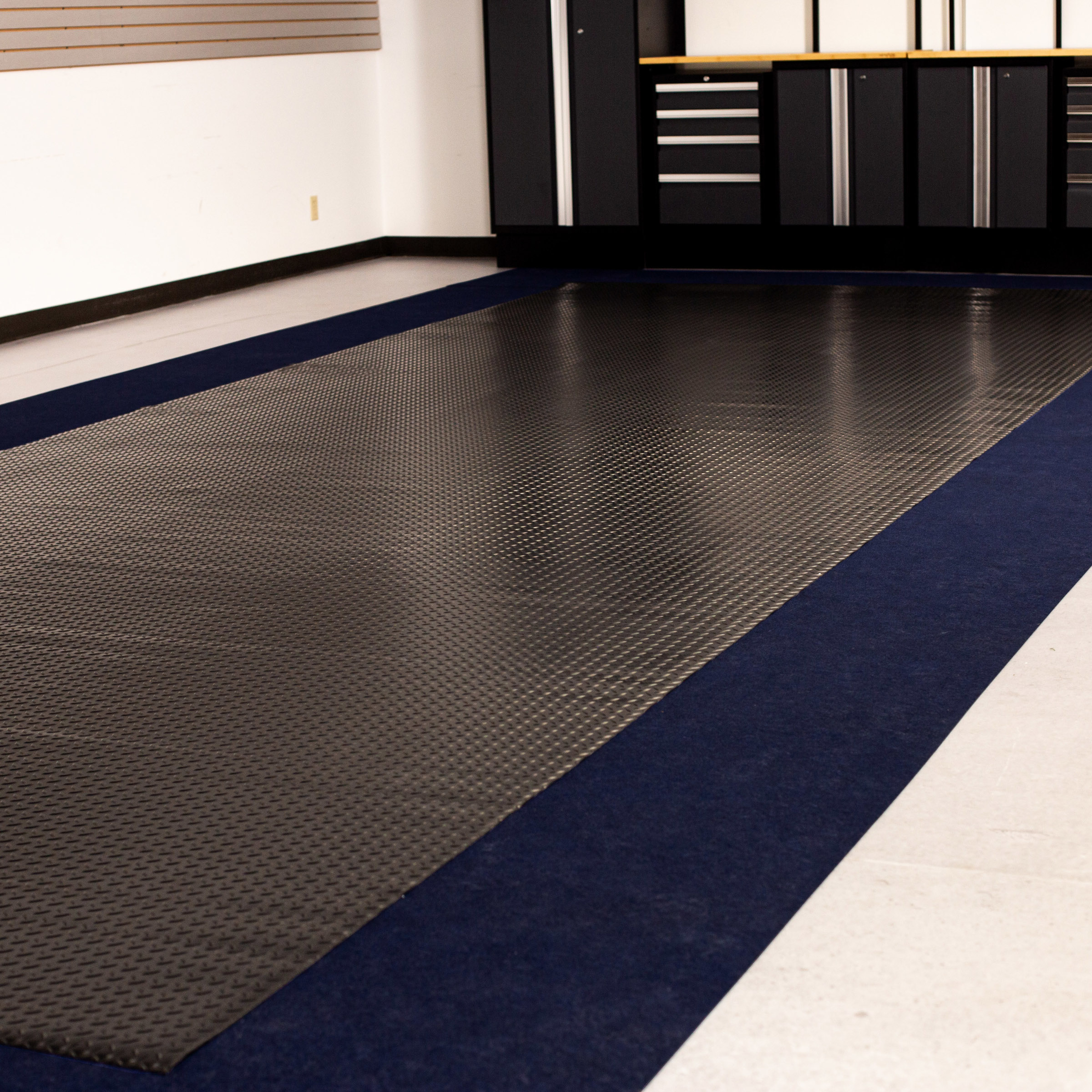 G-Floor Drip & Dry Absorbent Floor Runner Mat (30" x 17') in Blue ...